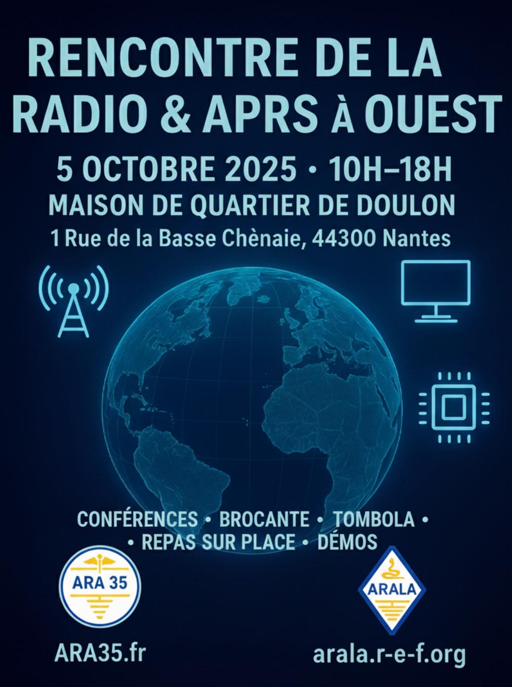 APRS à L’ouest et Rencontre de la Radio 2025 – ARALA